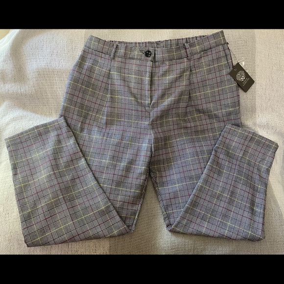 Vince Camuto | Pants & Jumpsuits | Vince Camito Glen Plaid Ankle Pants ...
